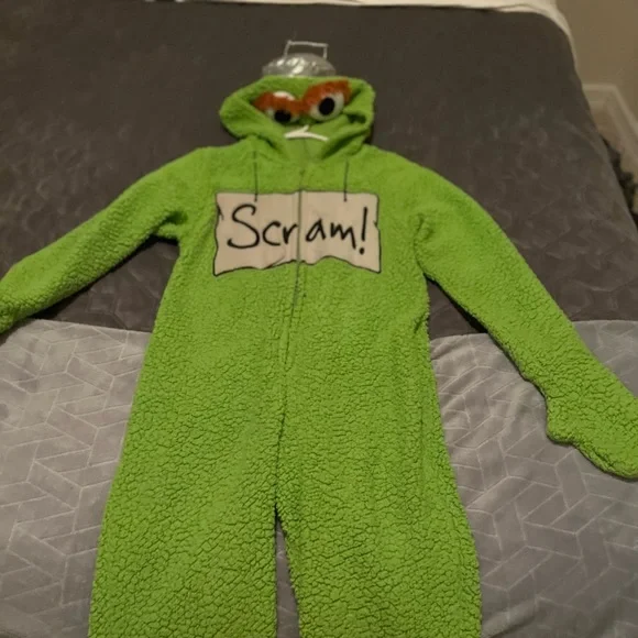 Oscar The Grouch Costume Adult